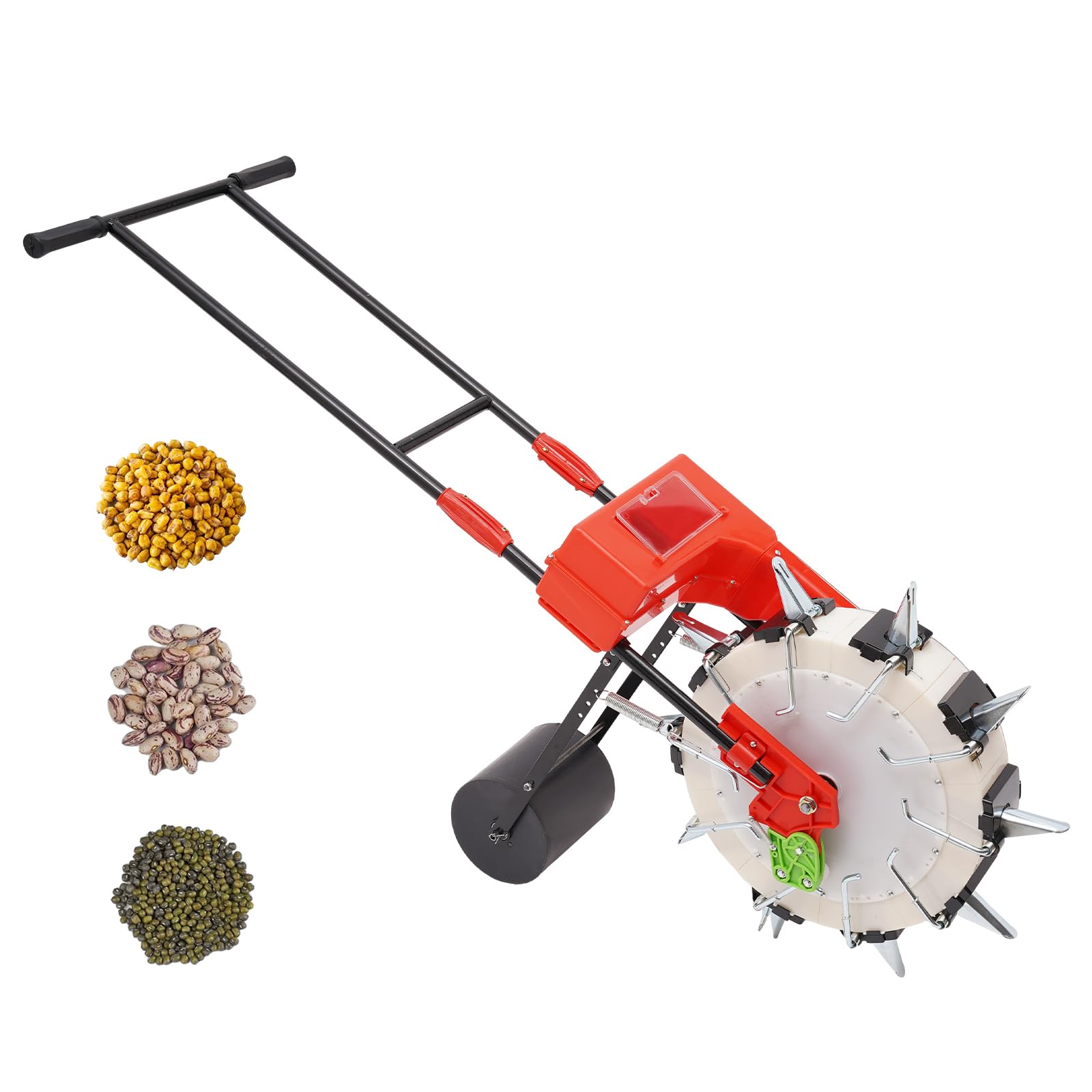 Buy Hand-Push Roller Seeder Manual Seeder Machine Walk-Behind Row Crop ...