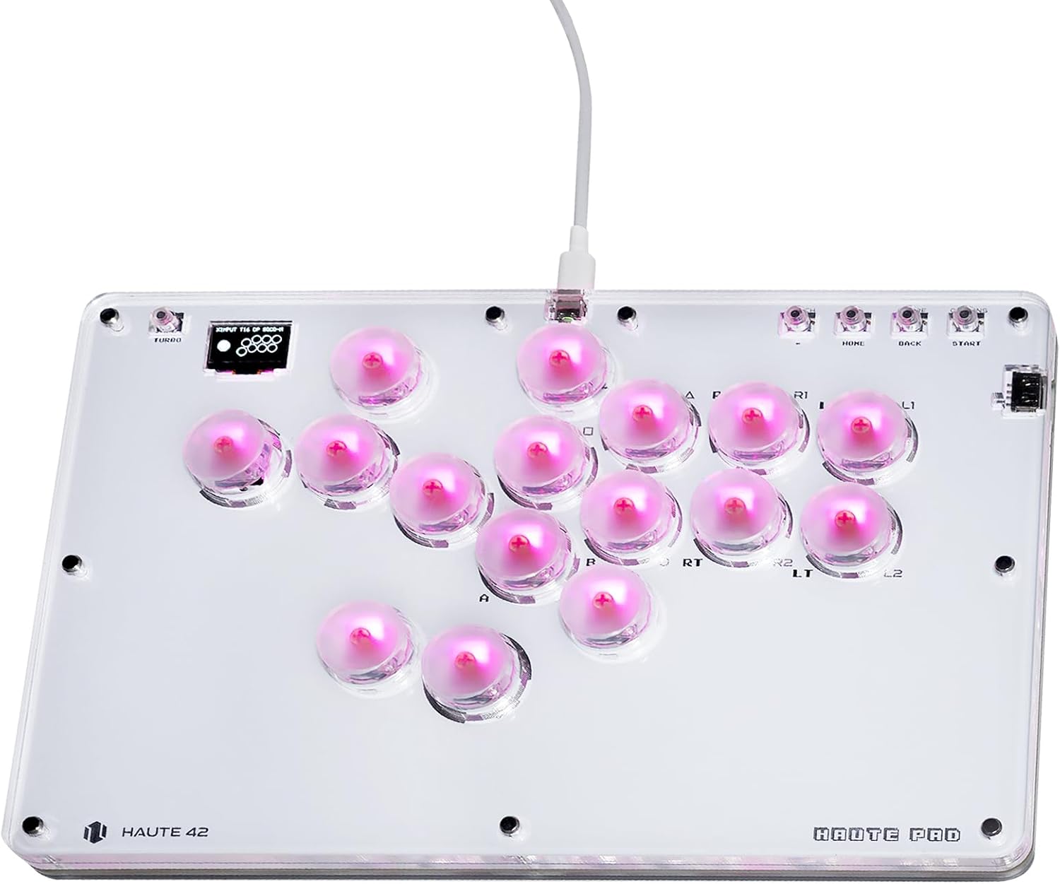 Haute42 Arcade Stick T16, All-Button Arcade Controller with Turbo ...