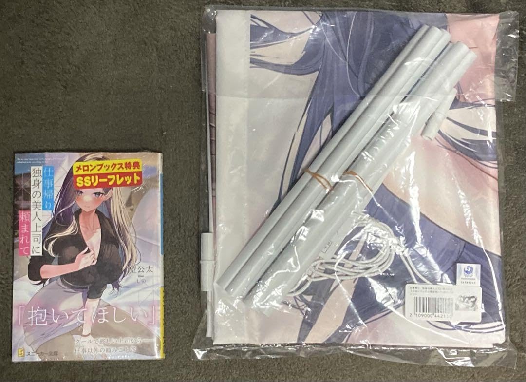 Jp 仕事帰り、独身の美人上司に頼まれて メロンブックス 版 B2タペストリー付き 本