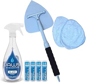 Amazon.com: JAWS Glass and Mirror Cleaning Kit - Reaching Wand ...