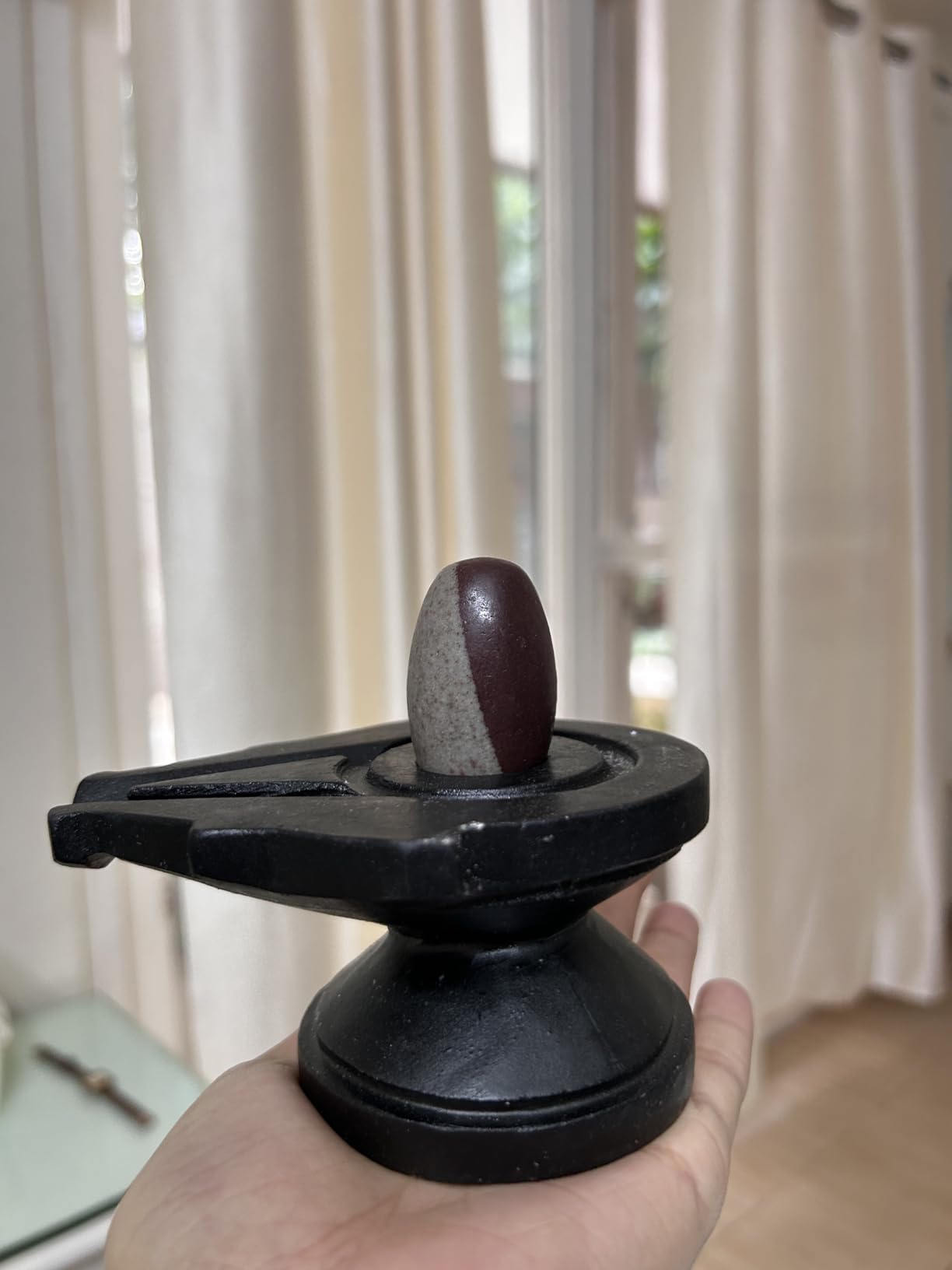 Buy Original Black Narmadeshwar 2 Inch Shivling, Lingam, Shiva Lingam ...