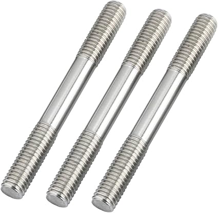 YXQ M8x60mm Push Rod Double End Thread Stud Tight Adjustable 304 ...