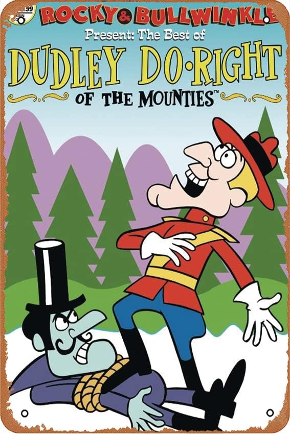 Amazon.com : Dudley-Do-Right Poster Tin metal sign retro wall decor for ...