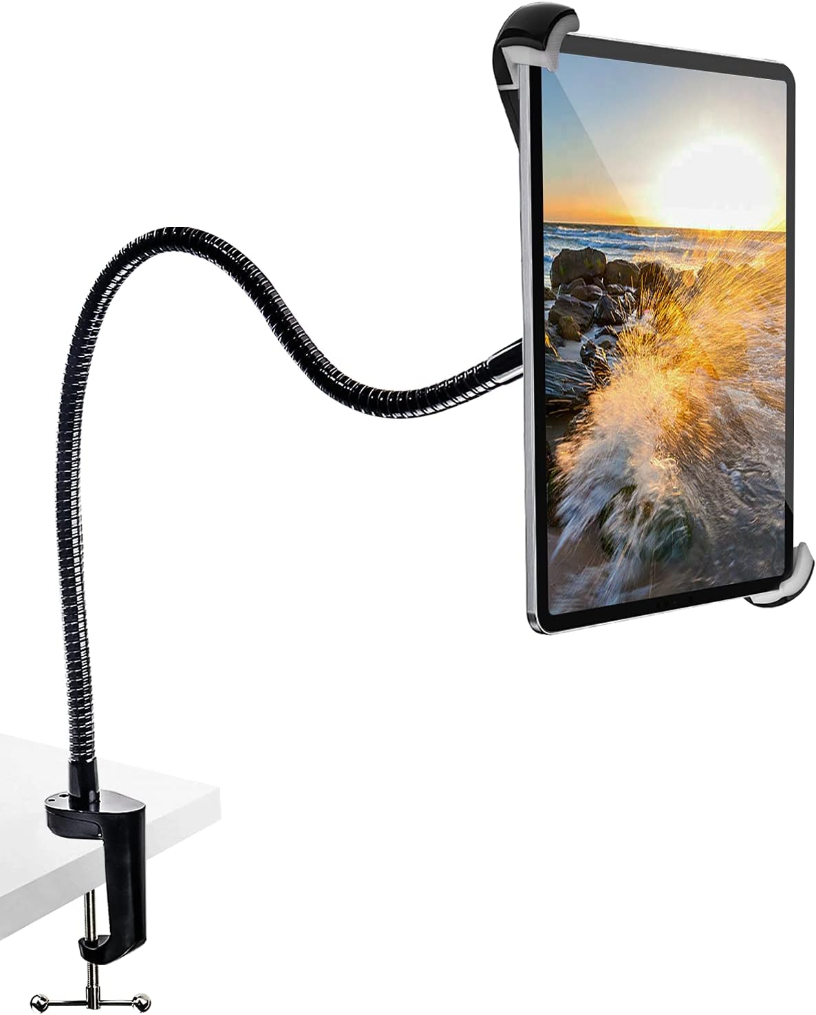 Amazon.com: Gooseneck Phone Holder Tablet Stand for Bed:[Swivel Base ...