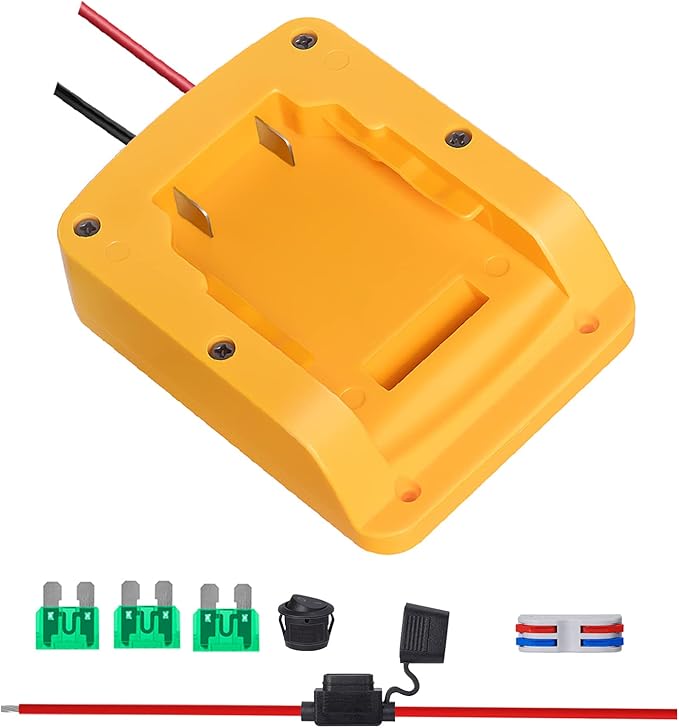 Amazon.com: Power Wheel Adapter for DeWALT 18V/20V Battery Adapter ...