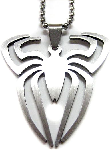 Amazon.com: Spider Pendant Necklace: Spiderman Necklace: Clothing ...