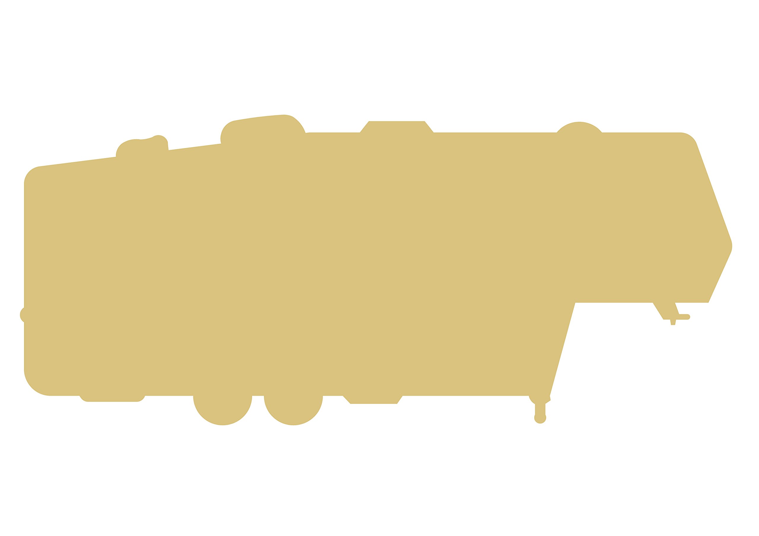 Amazon.com: 5th Wheel Camper Cutout Unfinished Wood Fifth Camping ...