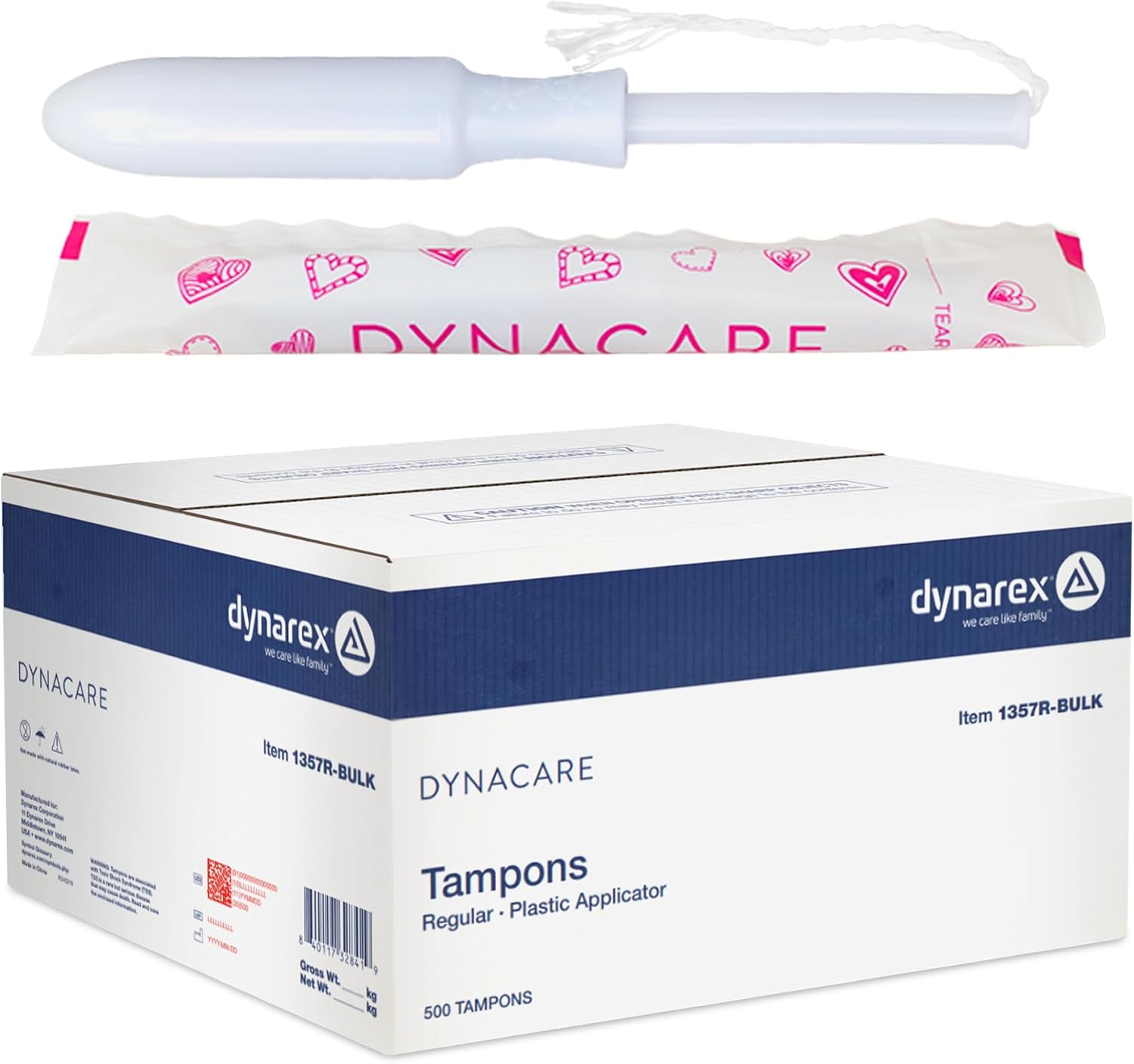 Amazon.com: Dynarex Regular Tampons - Feminine Hygiene Product with ...