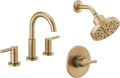 Amazon Delta Nicoli 14 Series H2okinetic Bathtub And Shower Faucet