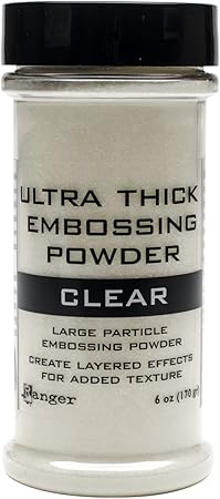 Amazon.com: Ranger Ultra Thick Embossing Powder 6-ounce, Clear