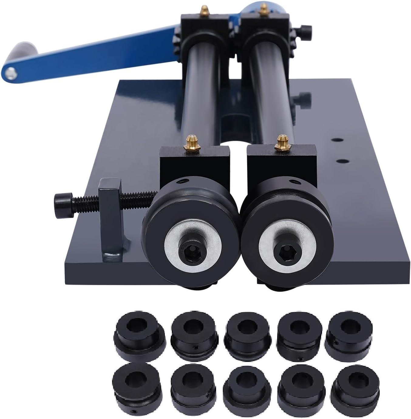 Sheet Metal Bead Roller Machine, 12inch Gear Drive Bench 6 Dies Set ...