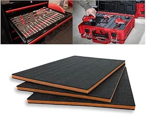 Customizable Tool Box Organizer Tool Foam | 12"x20"x0.78" - 3 PCS ...