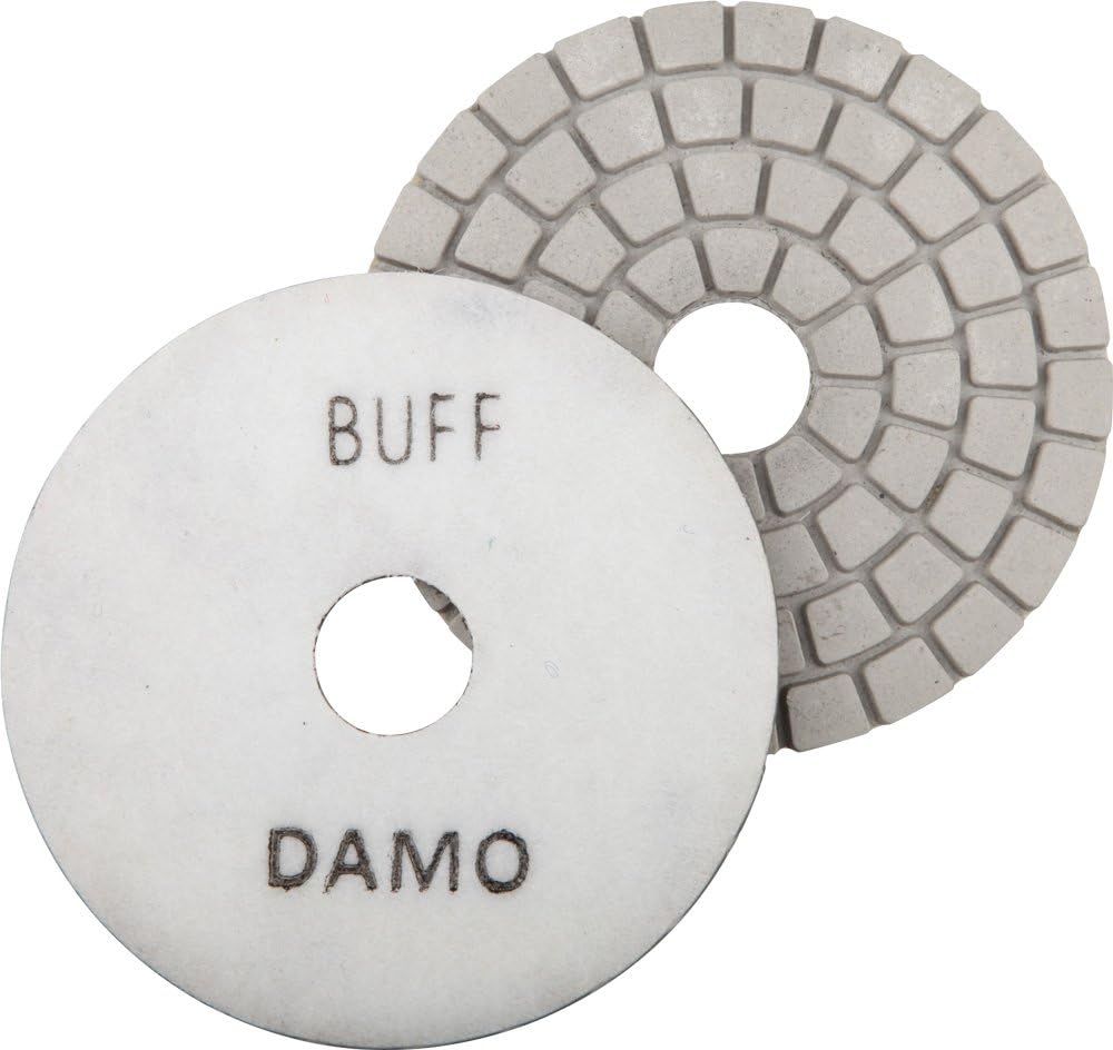 Amazon.com: DAMO 4" White Diamond Buff Pad for Granite Polishing ...