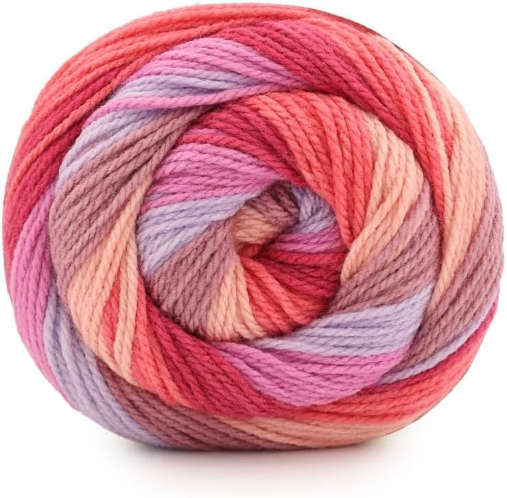 Amazon.com: Caron Cinnamon Swirl Cakes Yarn, Hibiscus