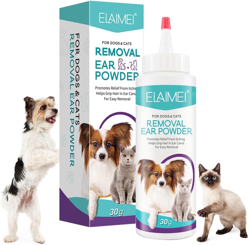 Amazon.com : TIBLACK Removal Ear Powder for Pets, Dog Ear Cleaner ...