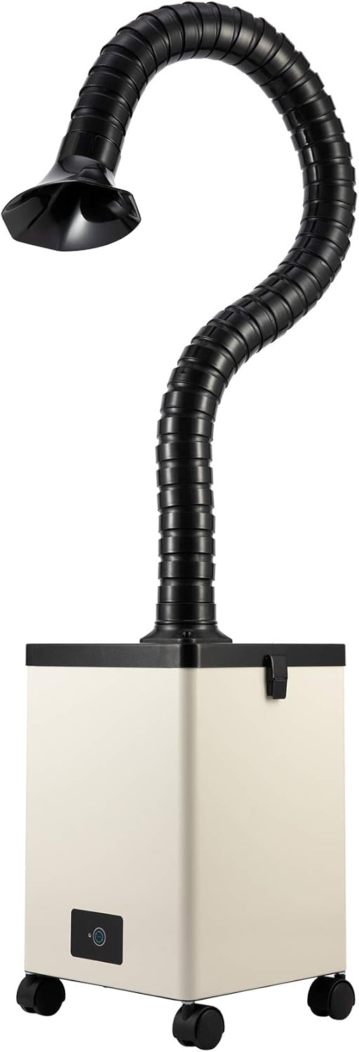 OMTech XF-180 Fume Extractor with 3 Stage Air Filter, Wheeled Smoke ...