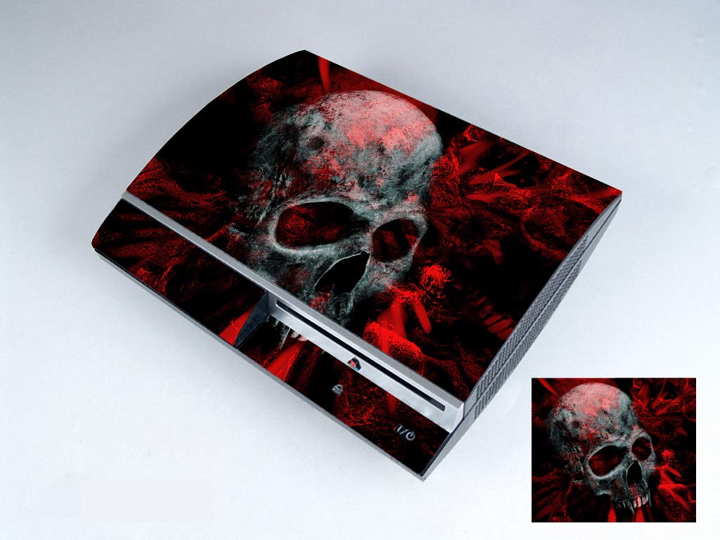 Amazon.com: Generic Skull 251 Decal Skin Sticker for Sony PS3 original ...