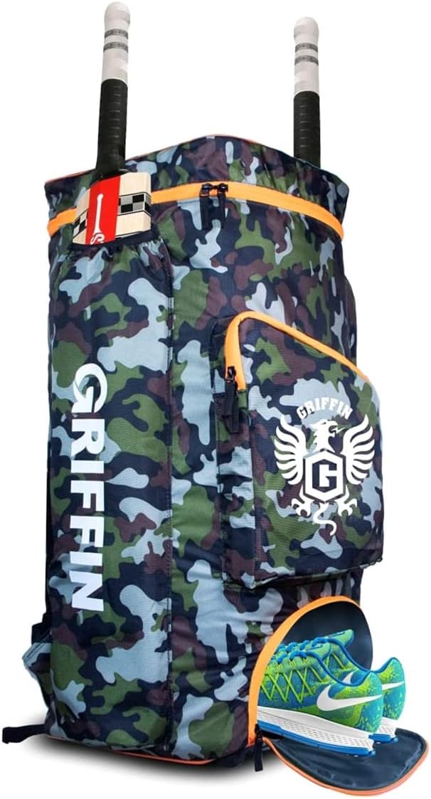 Buy GRIFFIN Army Printed Cricket Kit Bag for Cricketers Player Edition ...