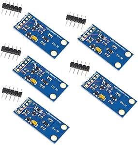 senzooe 5PCS GY-30 BH1750 Digital Light Intensity Sensor Module I2C ...