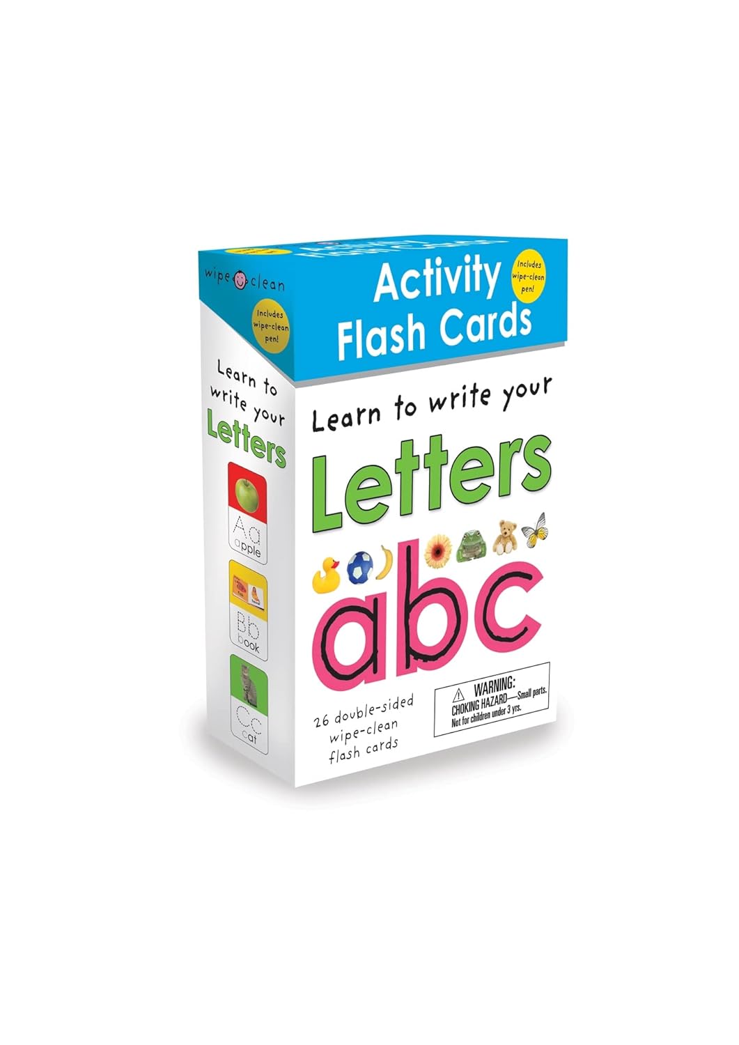 Amazon.com: Wipe Clean Flash Cards ABC (Wipe Clean Activity Flash Cards ...