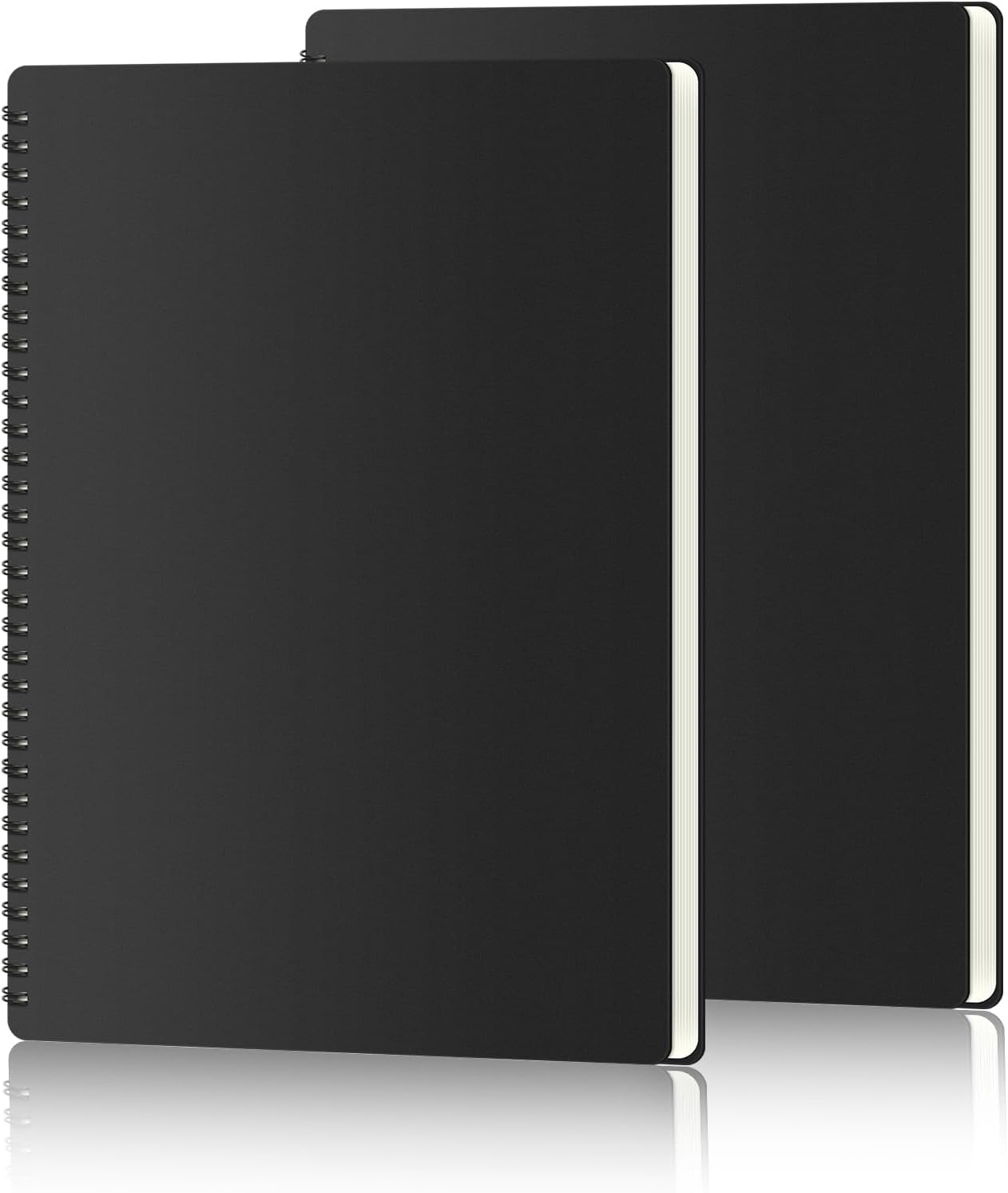 A4 Notepad, 2 Pack Spiral Notebook A4 Lined Paper 29x21cm 50 Sheets/100 ...