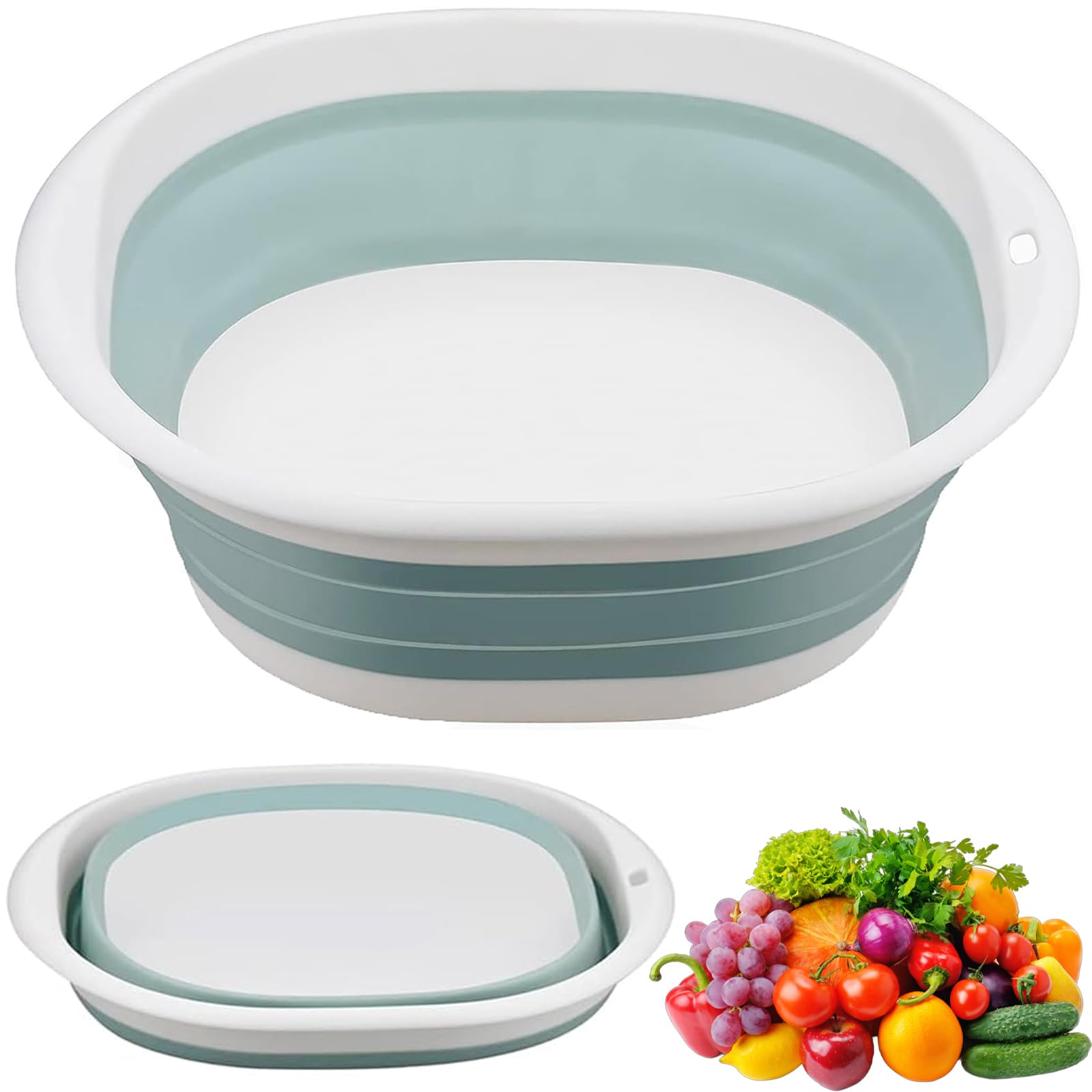 Folding Hand Wash Basin Collapsible Washing Up Bowl,Collapsible Bowl ...