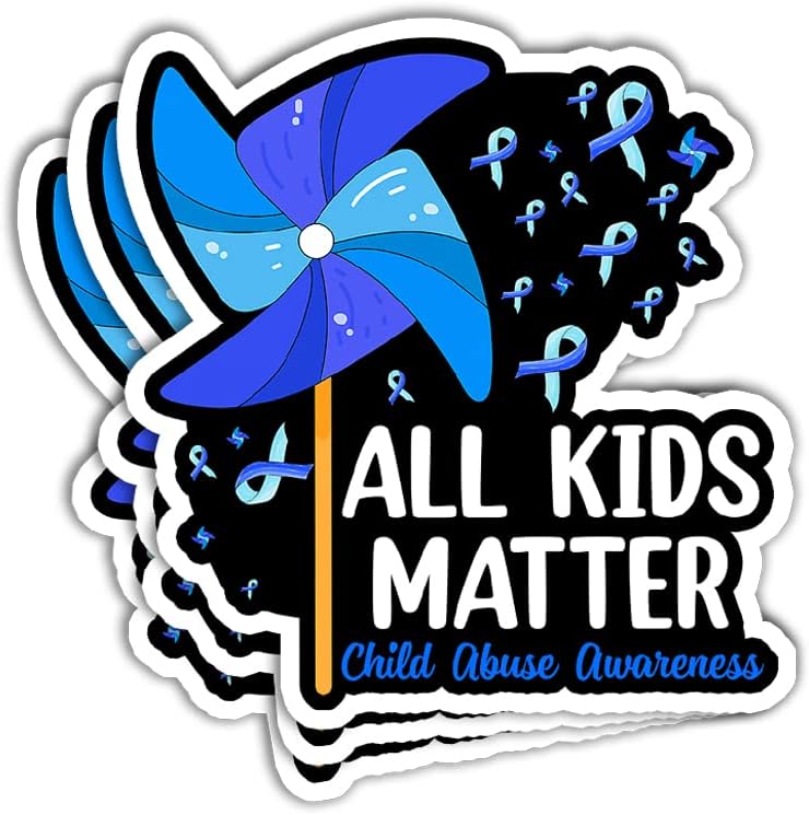 Amazon.com - SODAVA (3Pcs) All Kids-Matter Pinwheel Child Abuse ...