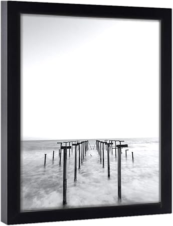 Amazon.com - Modern 25x34 Black Picture Frame Wood with Acrylic Plexi ...