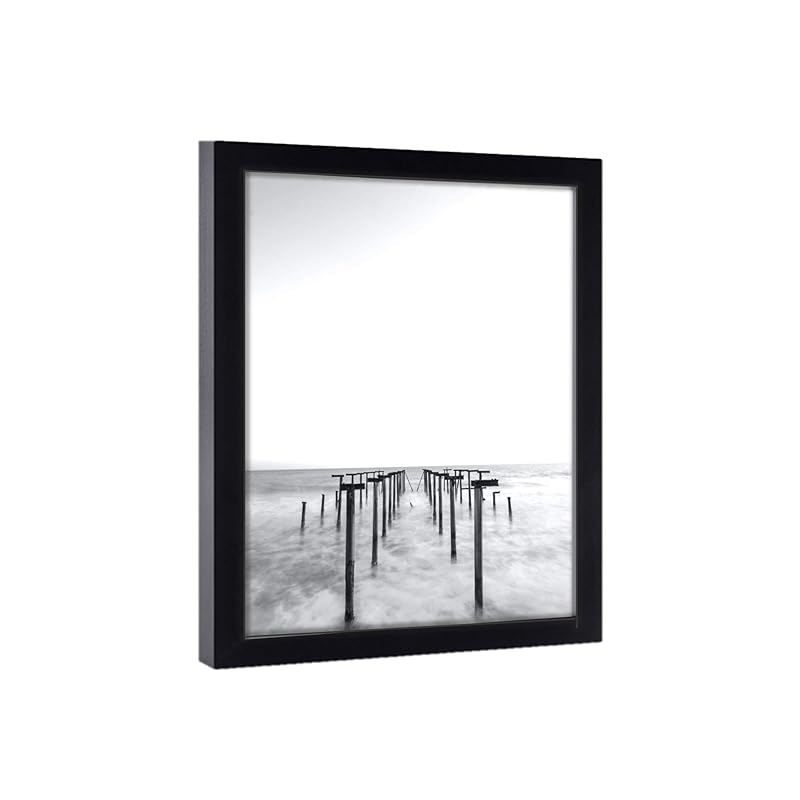 Amazon.com: 24x19 Black Picture Frames - Ready to Hang Solid Pine Wood ...
