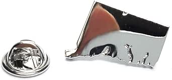 Amazon.com: Outline Map of Connecticut Lapel Pin Badge : Clothing ...