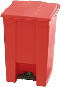 Step On, 45.4 Litre red Pedal Bin : Amazon.co.uk: Home & Kitchen