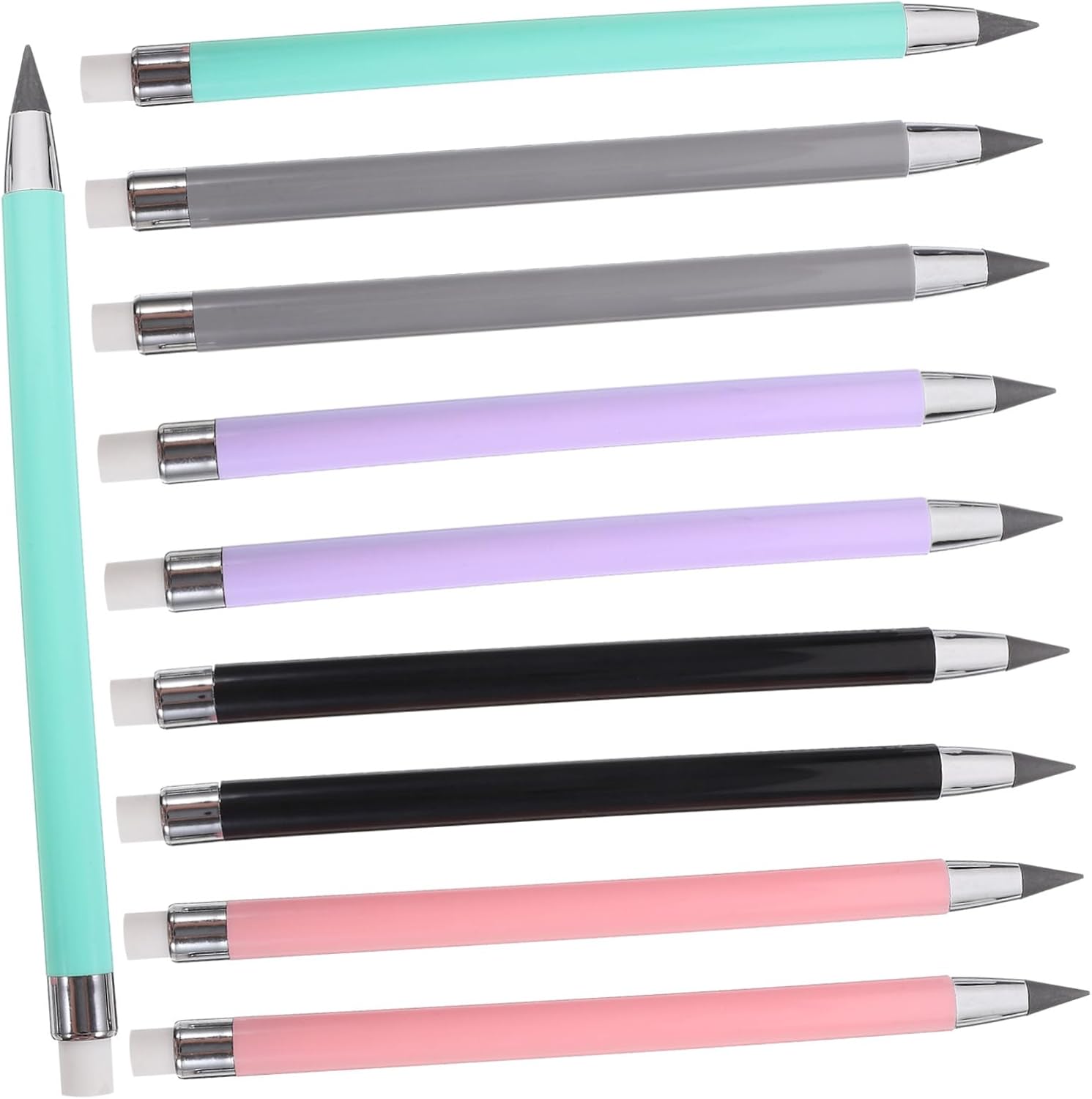 Amazon.com : FUNOMOCYA 10pcs Cool Pencils Inkless Pencil Everlasting ...
