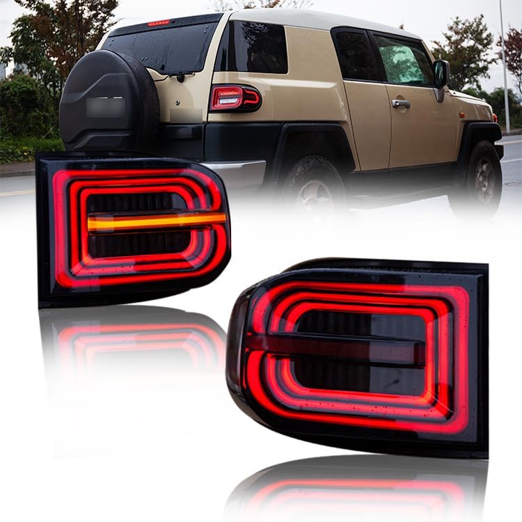 Amazon.com: ASVEGEN LED Tail Light Assembly for Toyota FJ Cruiser 2007 ...