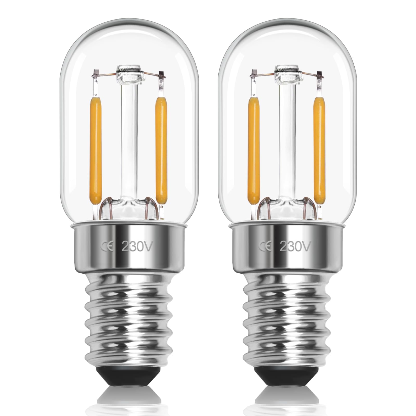 Morotty E14 Led Fridge Light Bulb Cool White 6000K, Can Replace 20-30W ...