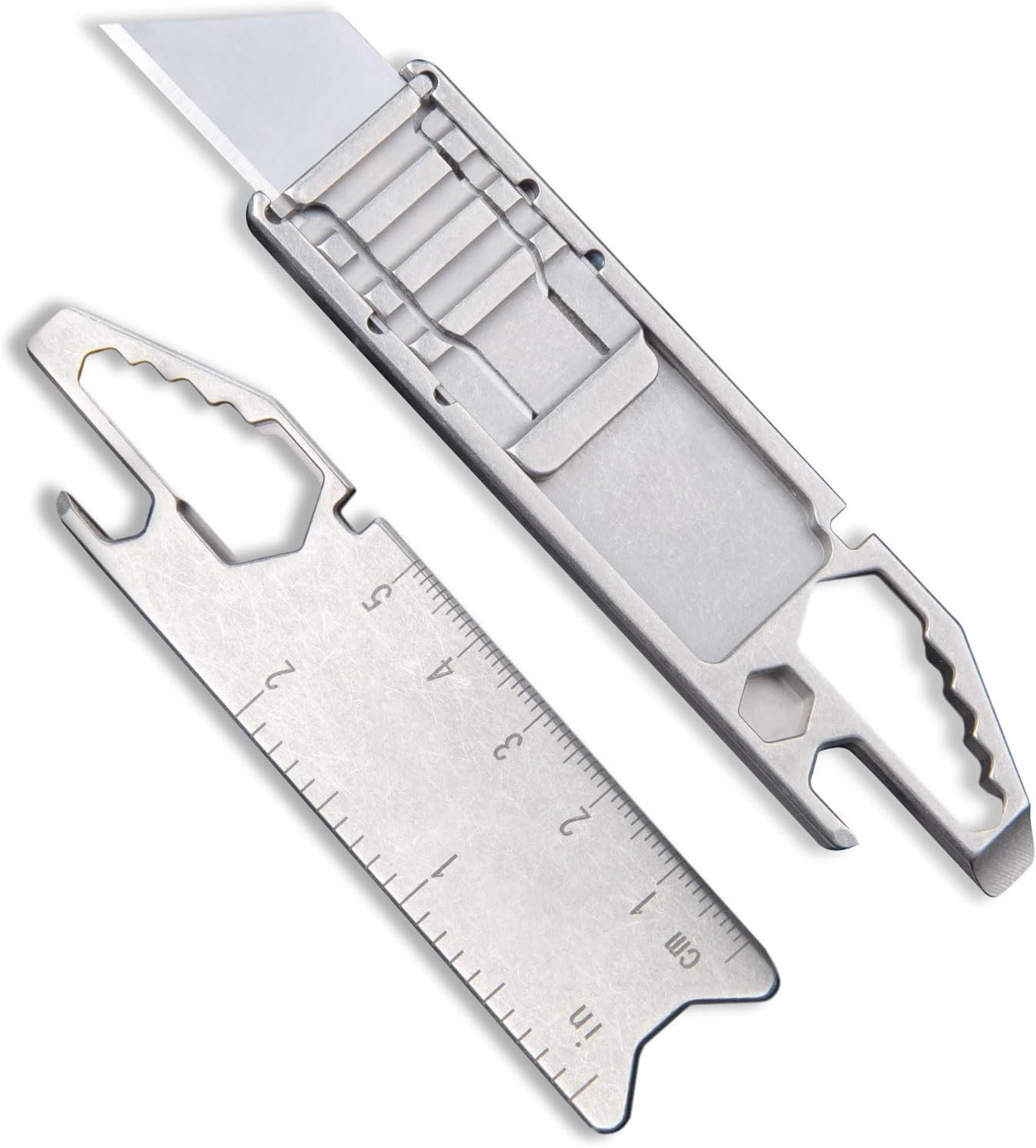 Tenchilon T394 Utility Knife, 10-in-1 Multi-Tool Retractable Pocket ...