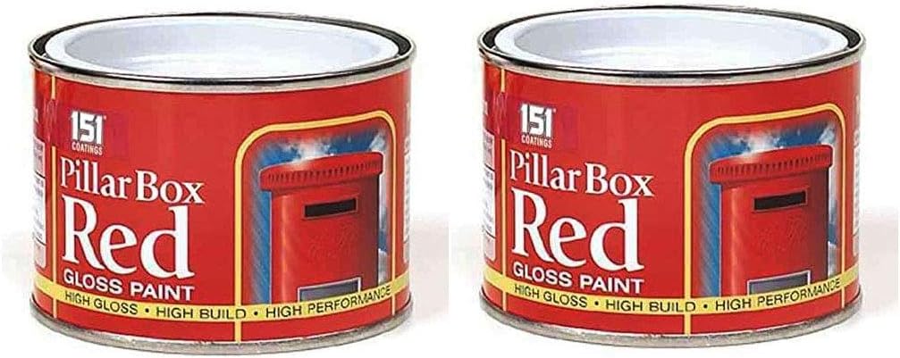 SDMAX 151 Pillar Box Red Paint High Gloss Home Interior Wood Metal ...