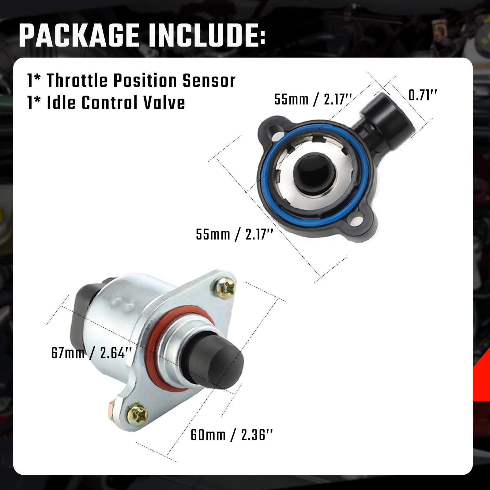 Snapklik.com : Throttle Position Sensor And Idle Air Control Valve TPS ...