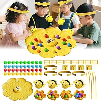 Amazon.com: Colorful Multifunctional Magnetic Bee Toy String Game ...