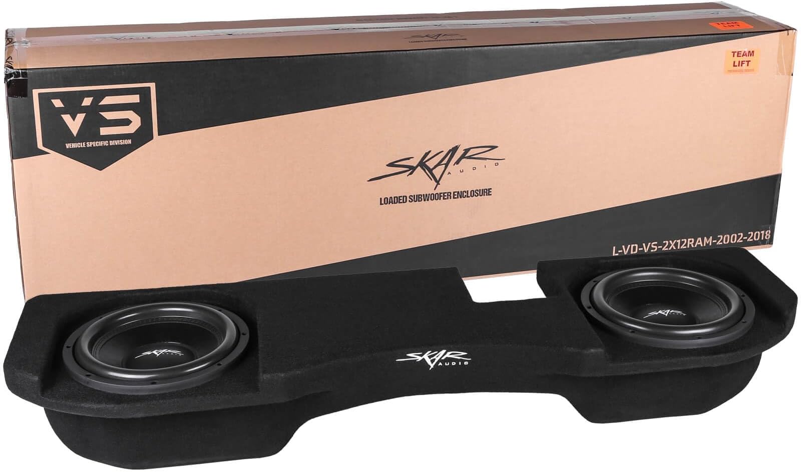 Amazon.com: Skar Audio Dual 12" Loaded Sealed Subwoofer Enclosure ...