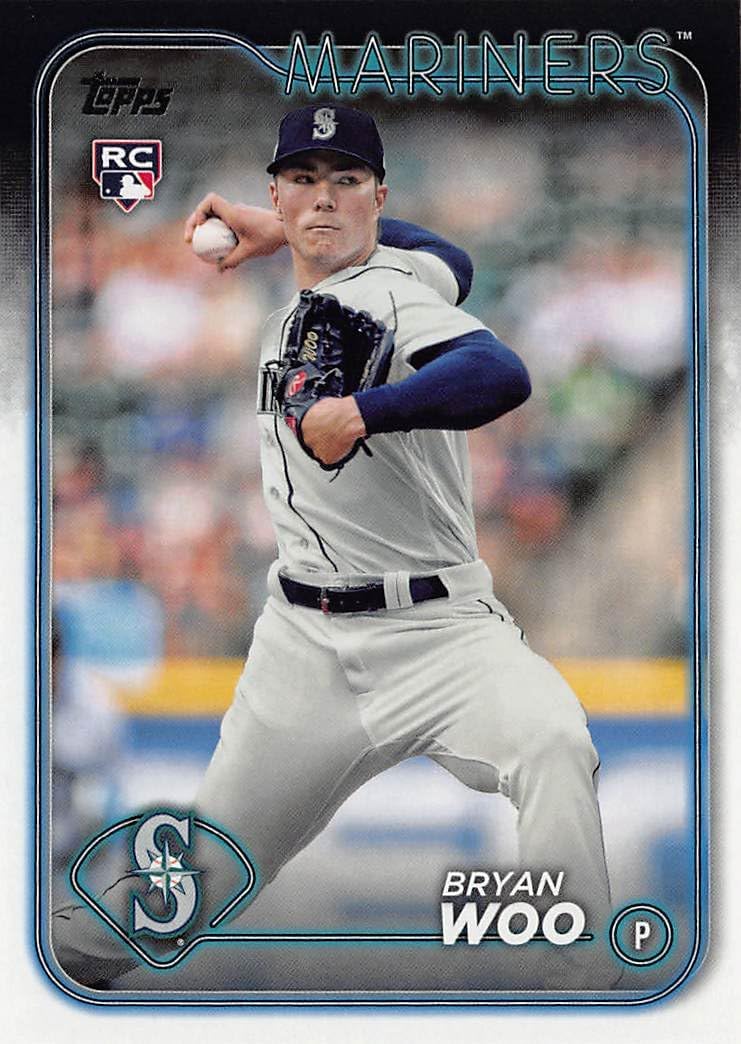 Amazon.com: 2024 Topps Series 1#12 Bryan Woo Rookie Card : Collectibles ...