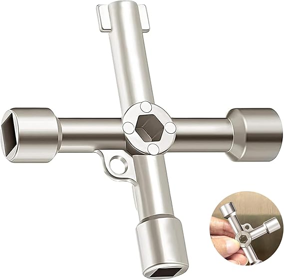 4-Way Multifunctional Key, Universal 4-Way Key, Triangular Key ...