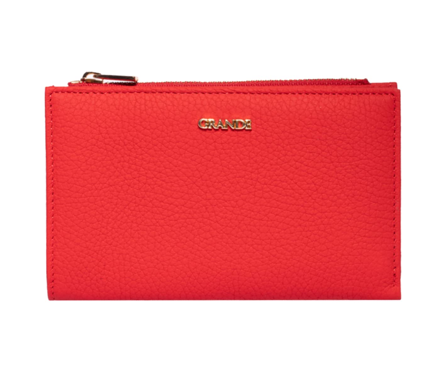 Amazon.com: grande 2804 Genuine Leather Medium Bifold Wallet For Women ...