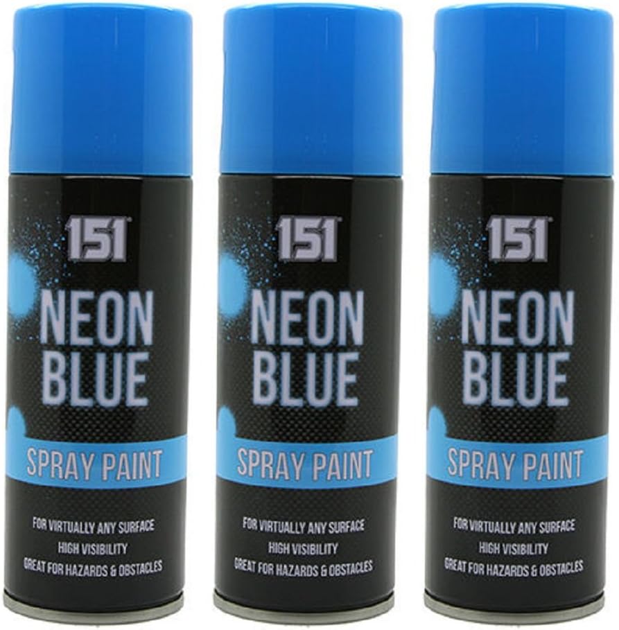 6 CANS OF FLUORESCENT NEON spray can paint 200ML Graffiti (Banksey) NO ...