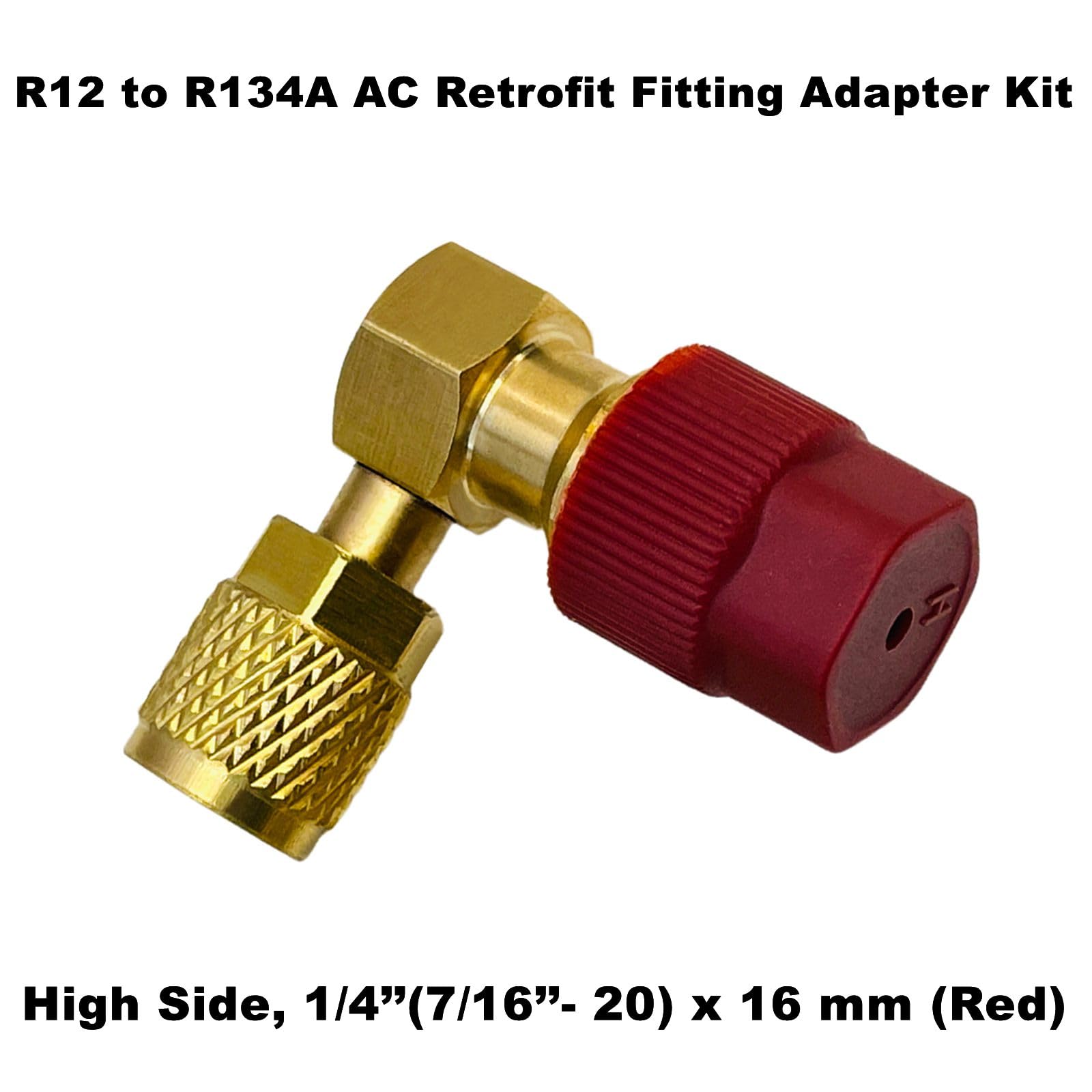Snapklik.com : VOTNMIC R12 To R134A AC Retrofit Fitting Adapter Kit ...
