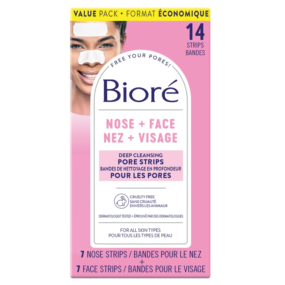 Bioré Deep Cleansing Pore Strips Mixed Value Pack for Instant Pore ...