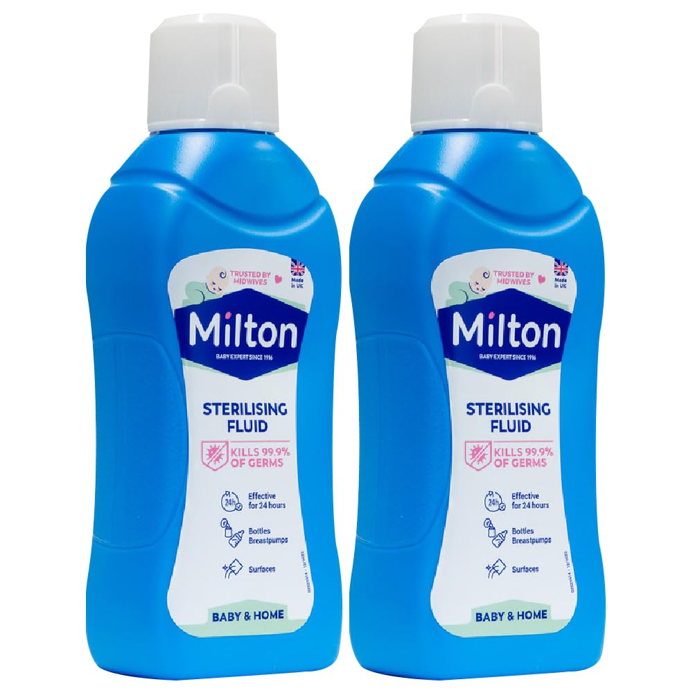 Milton Sterilising Fluid 500ml Baby Bottle Cleaner Cold Water ...