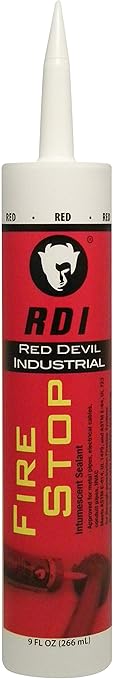 Amazon.com: Red Devil Firestop Fire Barrier, 9.0 Ounce LC150RD Sealant ...
