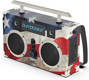 Amazon.com: Bumpboxx Bluetooth Boombox Ultra USA | Retro Boombox with ...