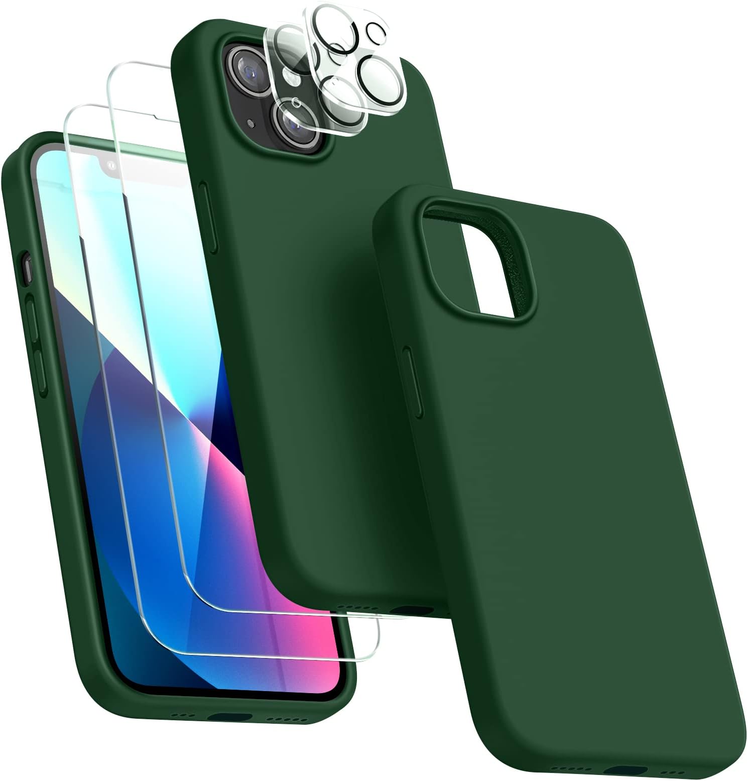 Amazon.com: AOTESIER Designed for iPhone 13 Mini Phone Case, Liquid ...