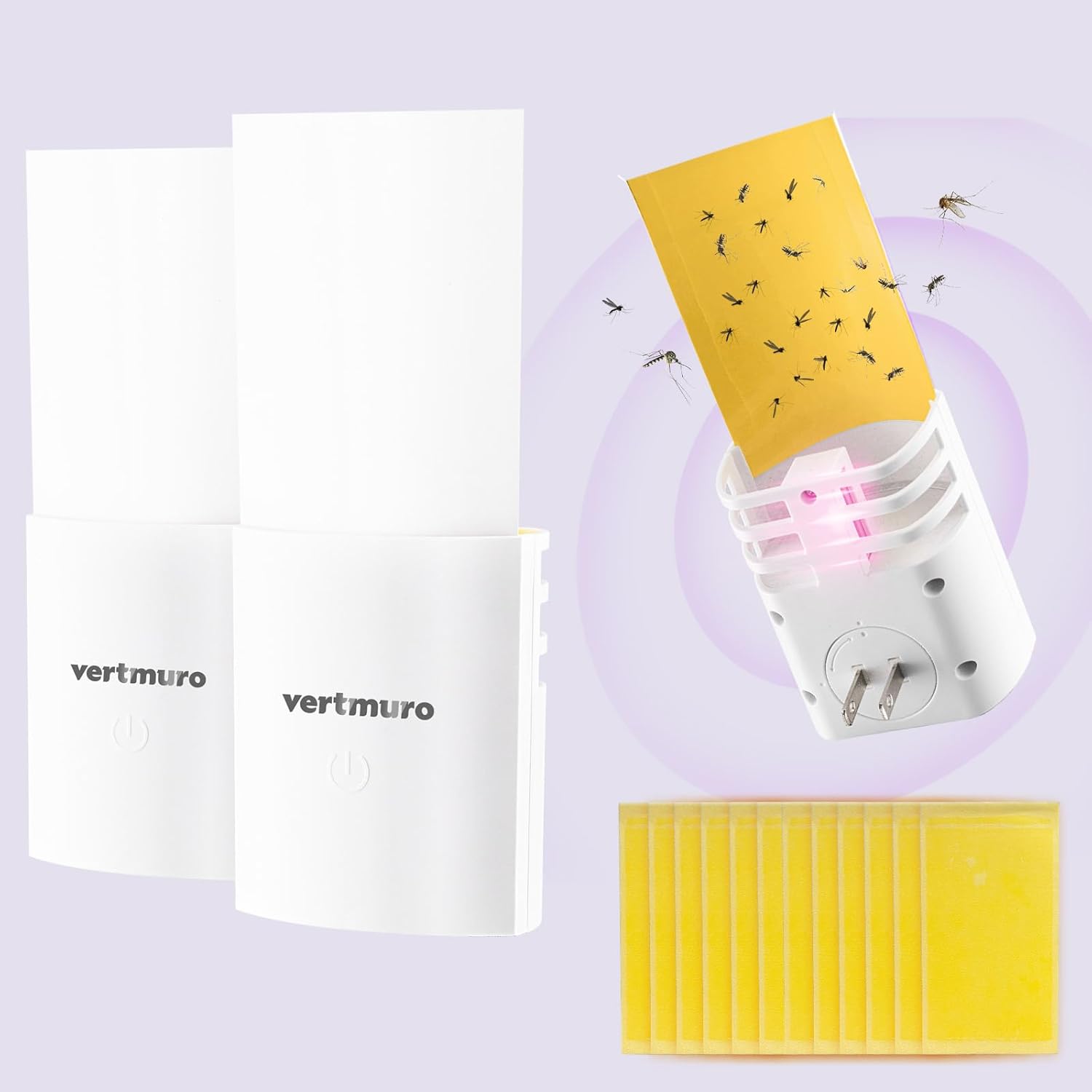 Amazon.com : vertmuro Flying Trap Indoor, Plug-in Insect Trap with UV ...